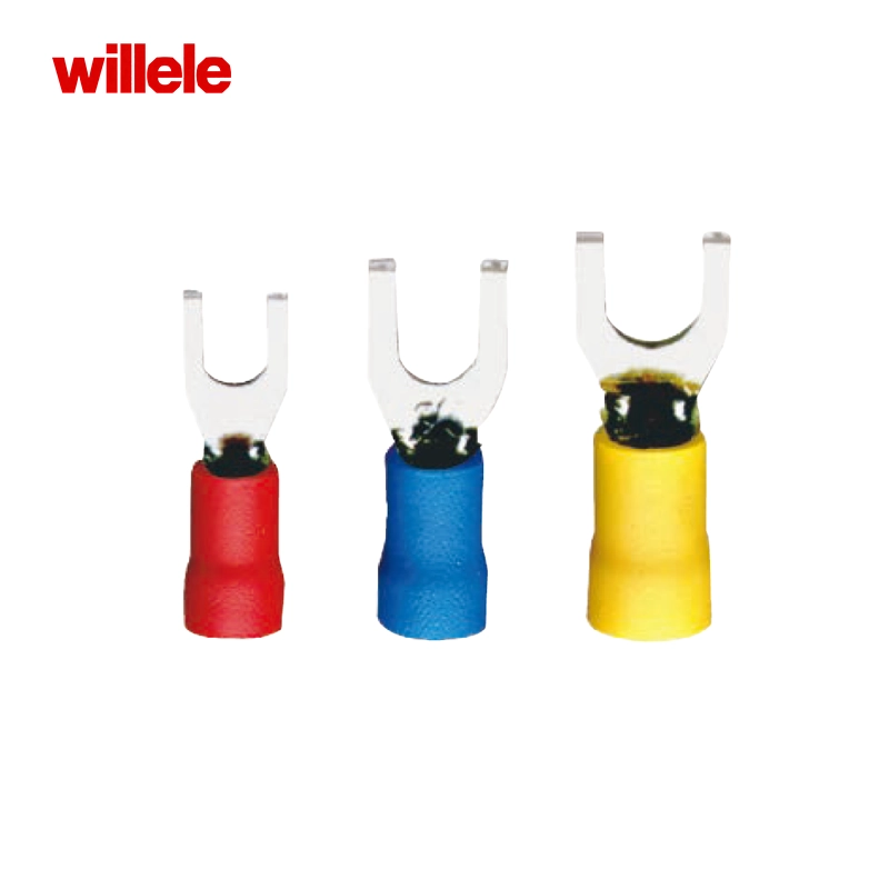 Insulated Flange Spade Terminals — FSV Series | 22–10 AWG | WILLELE