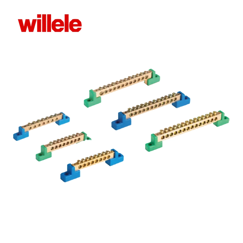 Brass Terminal Block T001 Series | Neutral & Earth Bar with Insulated Base